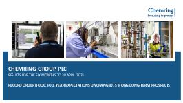 Chemring Group plc Share Price (CHG) Ordinary 1p | CHG